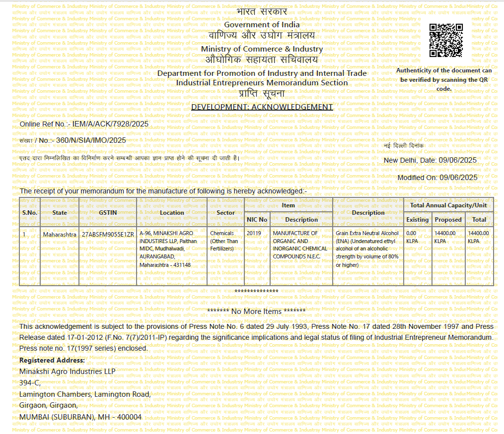 Minakshi Agro Industries LLP